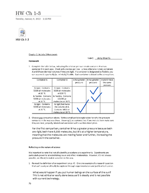 HW Ch 2-2 - HW ch. 2-2 - HW Ch 2-2 Sunday, January 30, 2022 10:45 AM HW Ch 2- We can say this ...