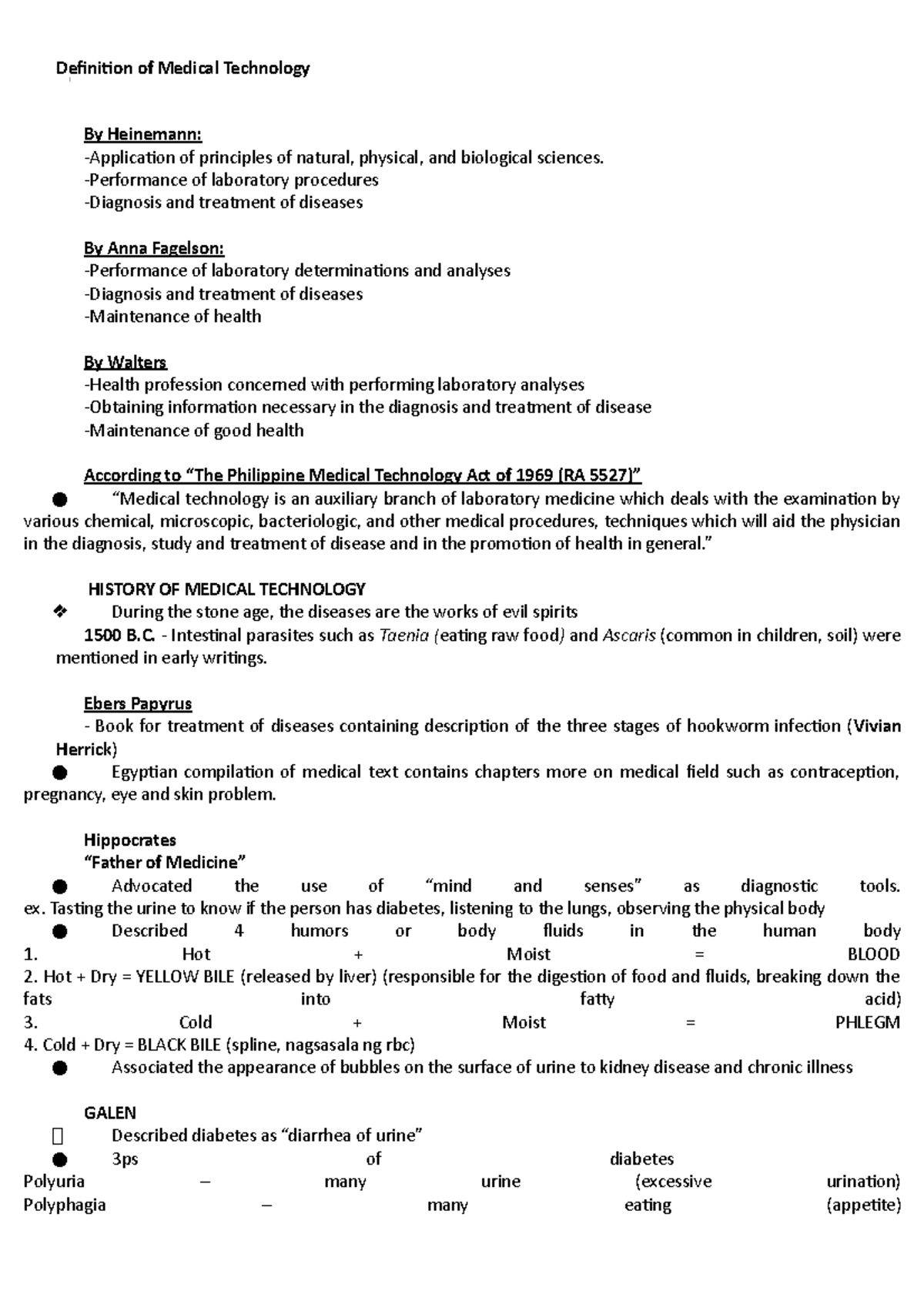 Mlsprac Definition-of-Medical-Technology Code-of-ethics - Definition of ...