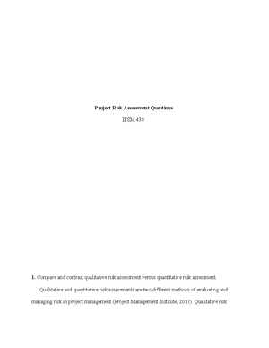 Part 3 Group project - 1. How did the team determine the appropriate ...