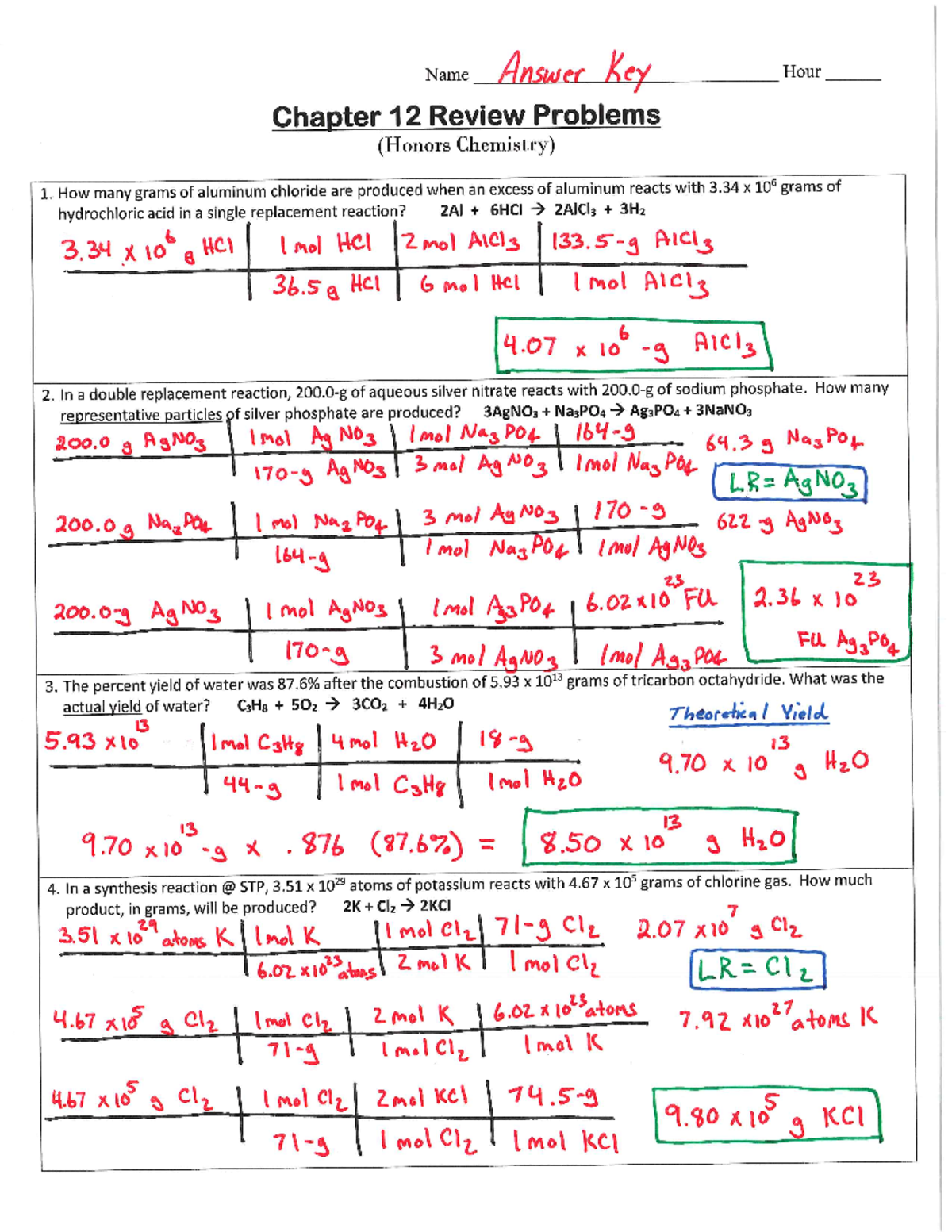 Key chapter 12 review - jejdjdjjd - CHM 3130 - Studocu