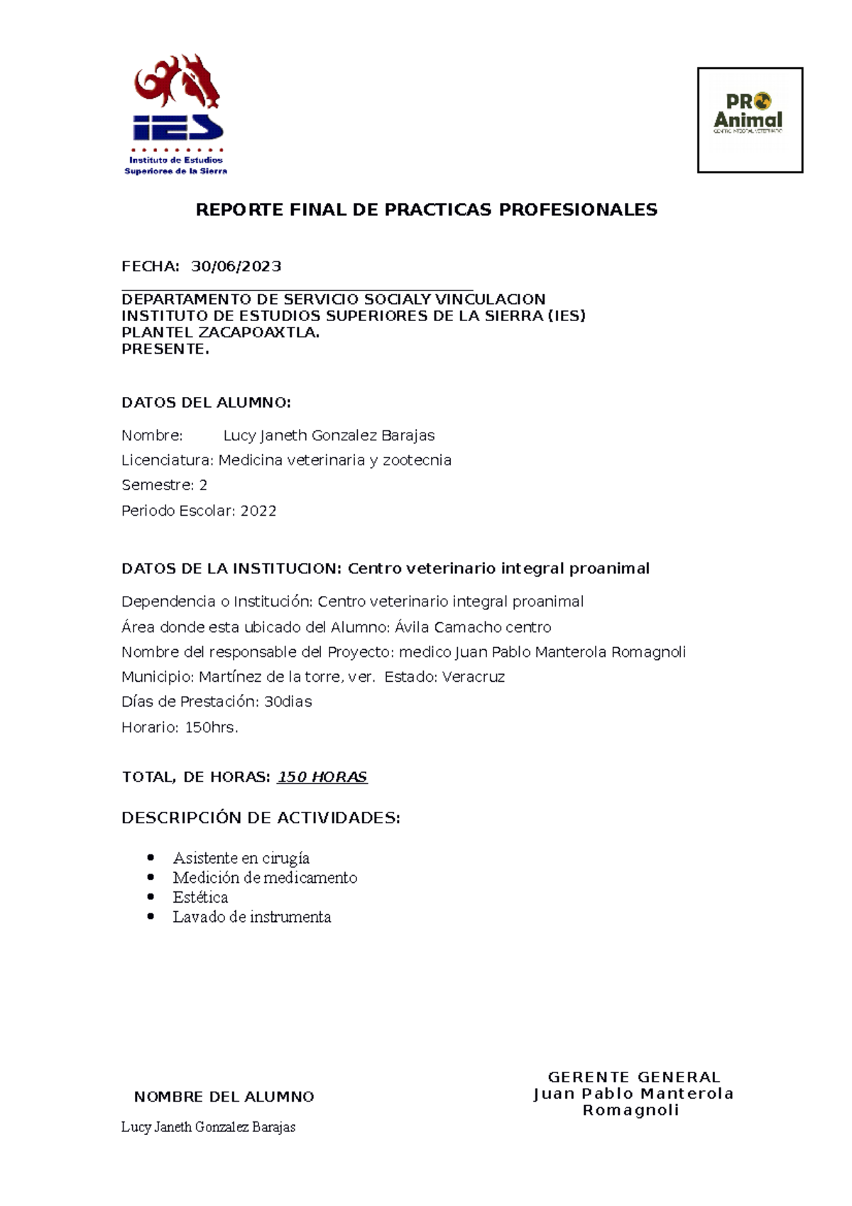 Reporte Final FORM02 (6) (6) c - REPORTE FINAL DE PRACTICAS ...