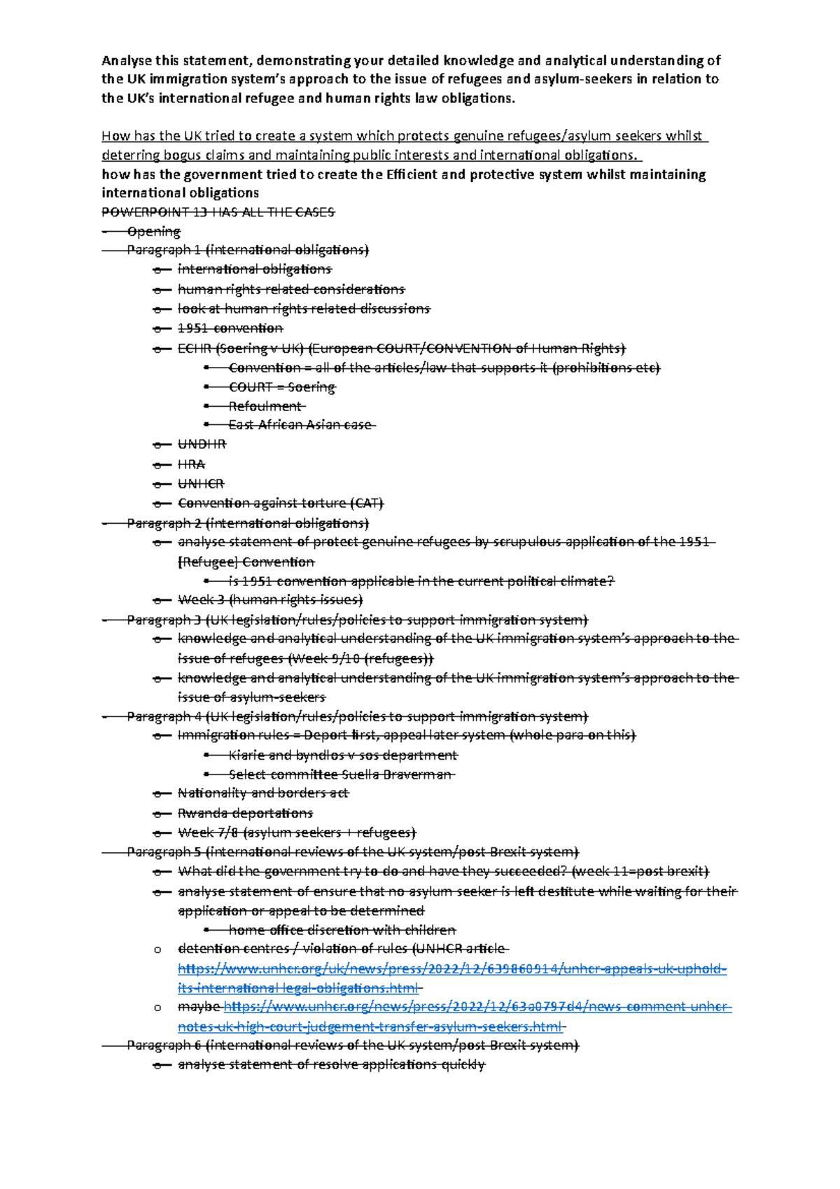 Immigration plan - the UK immigration system’s approach to the issue of ...