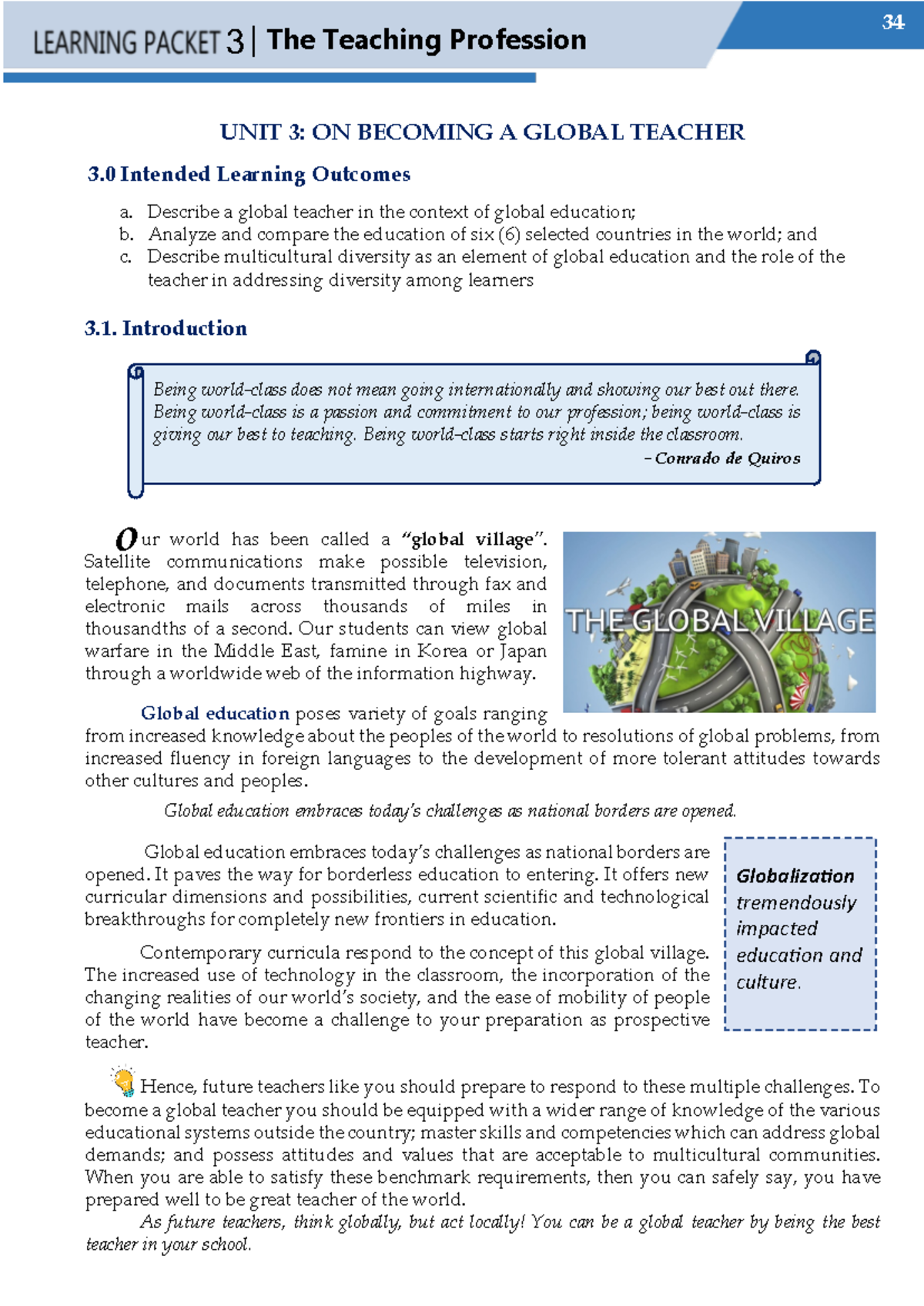 The Teaching Prof UNIT 3 Students Copy - 3 | The Teaching Profession ...