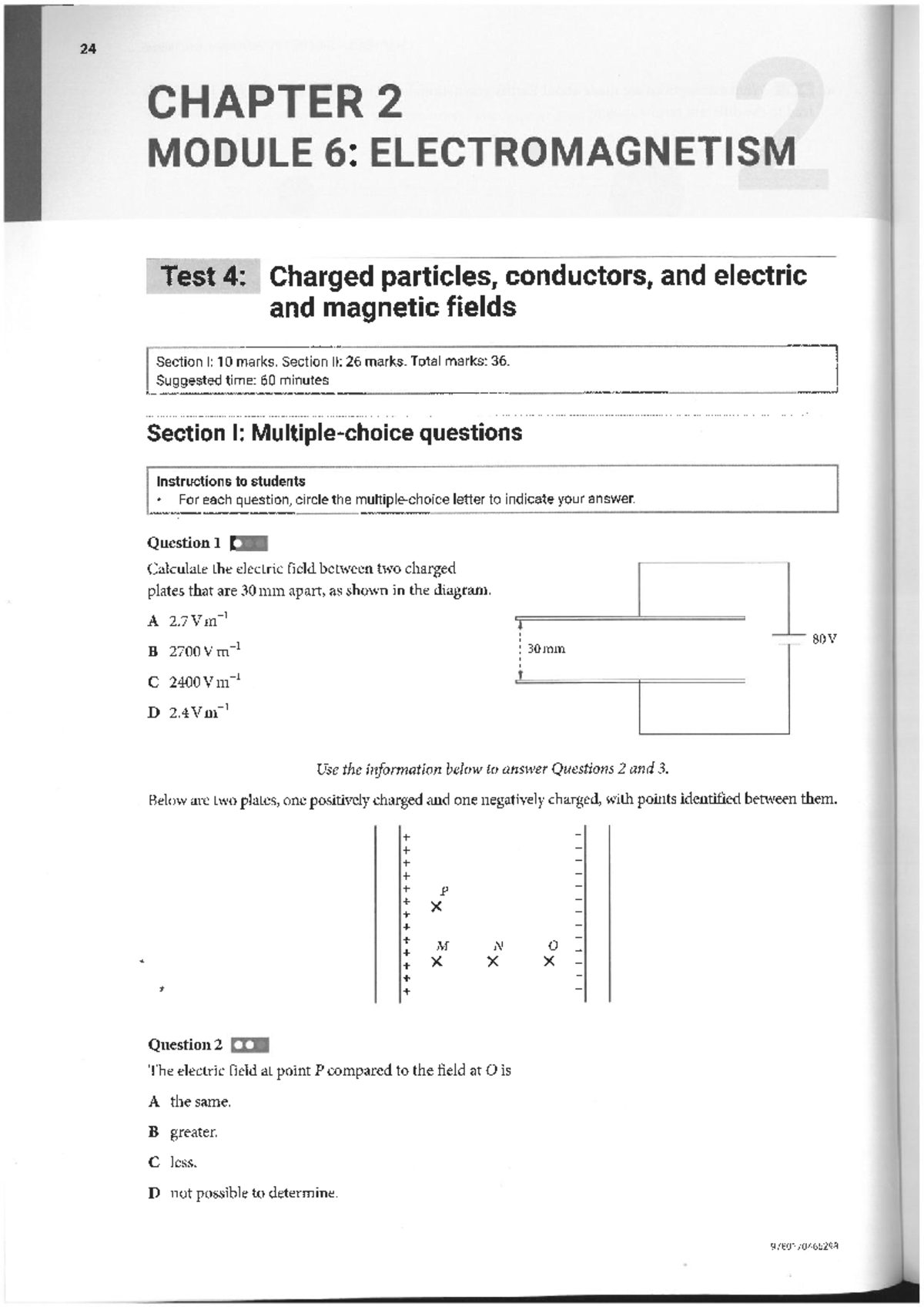 IQ1 Electrostatics Quiz - Studocu