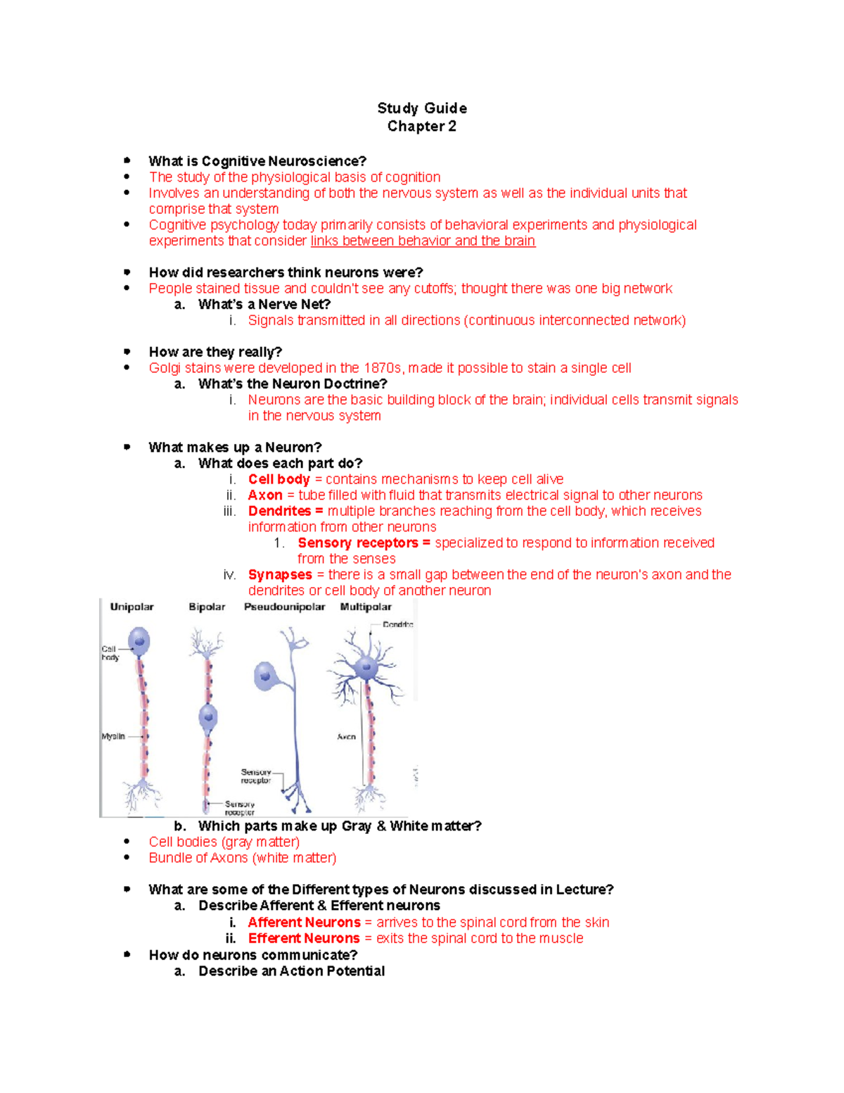 Ch. 2 ( Study Guide) - Chapter 2 Notes - Study Guide Chapter 2 What is ...