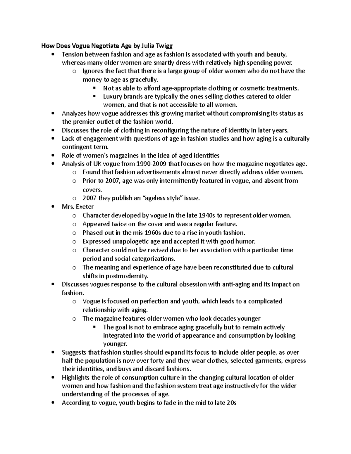 BDI Week 13 - A combination of lecture notes and summaries of academic ...