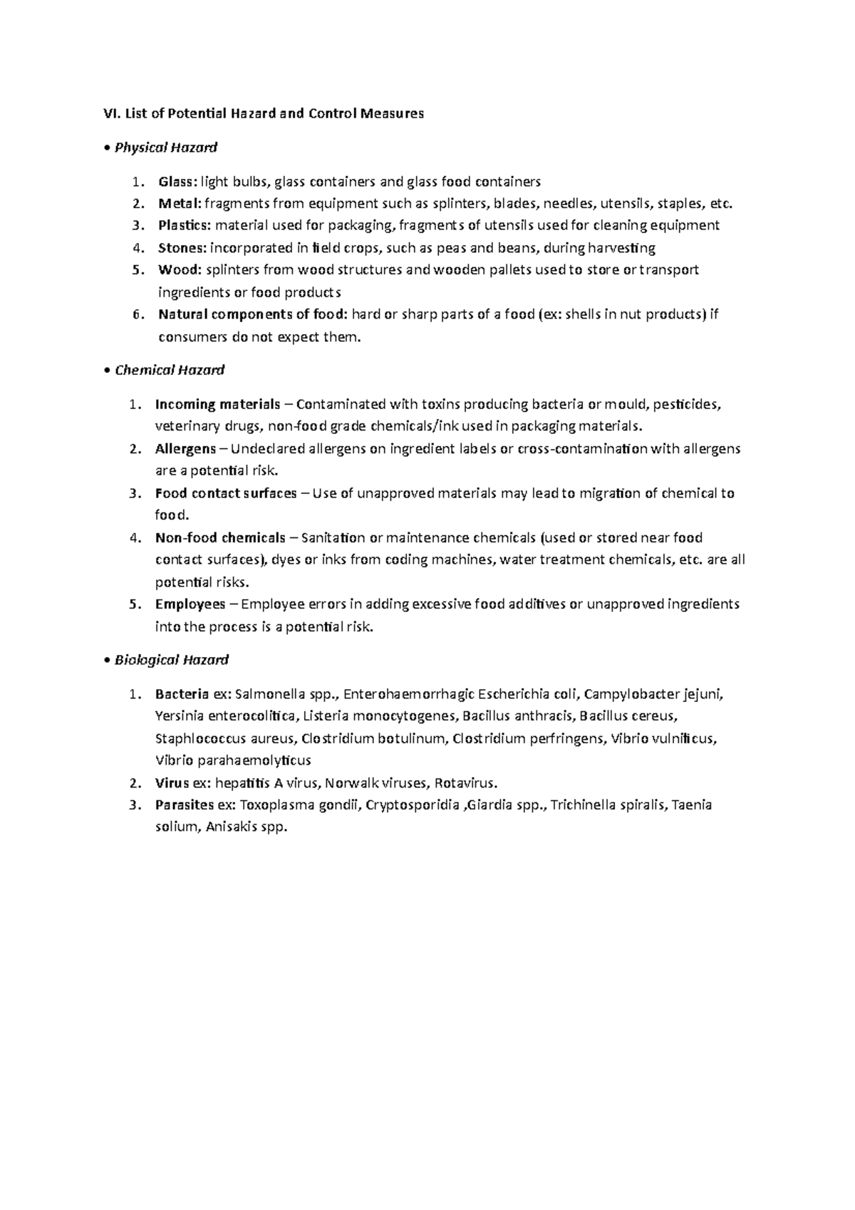 Potential Hazards - Risk Management as Applied to Safety, Security, and ...