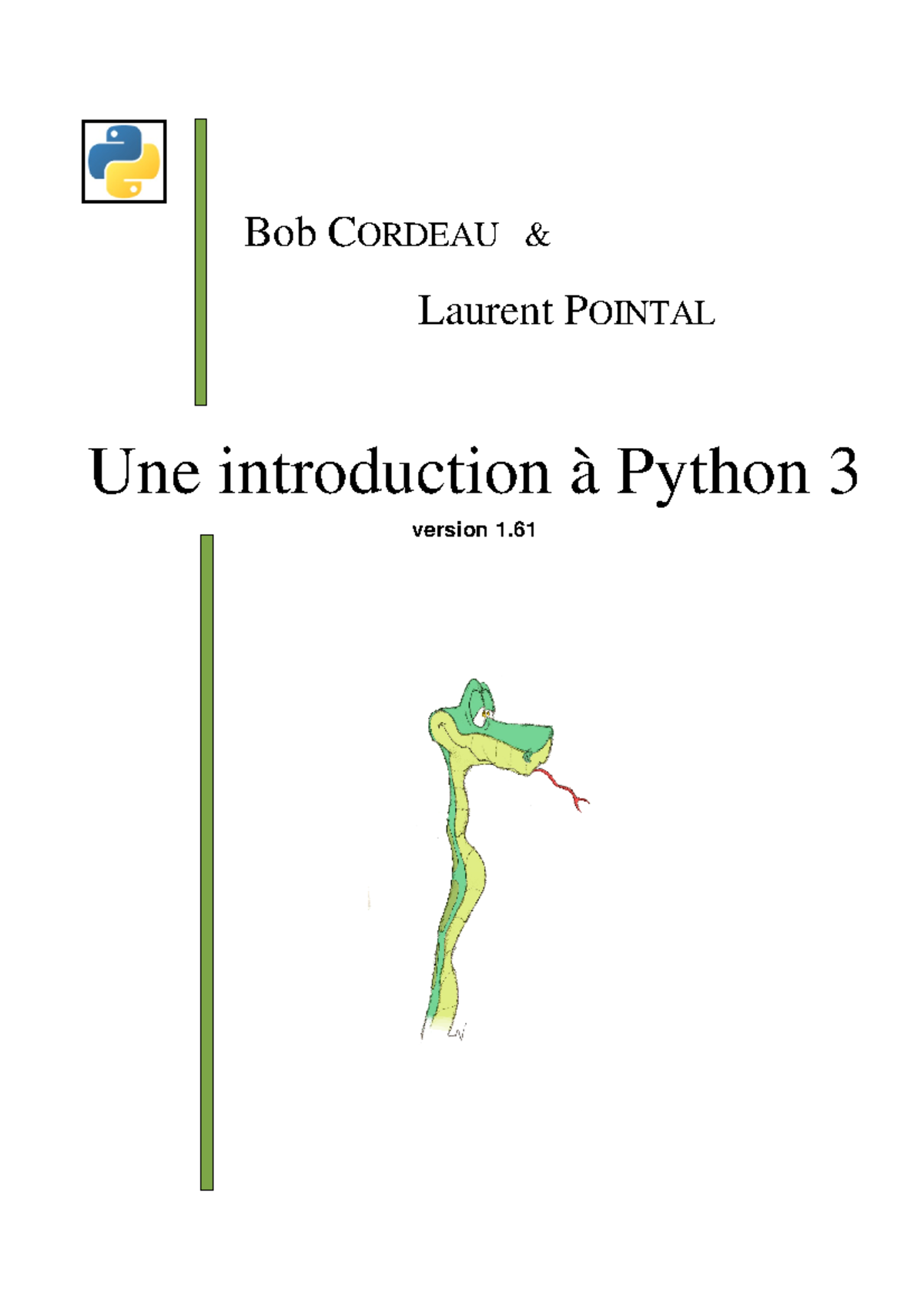 Python, Apprendre à programmer avec Python - Bob CORDEAU & Laurent ...
