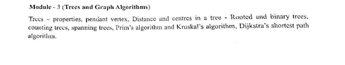 gt module 3 notes - Concepts in Graph Theory - Studocu
