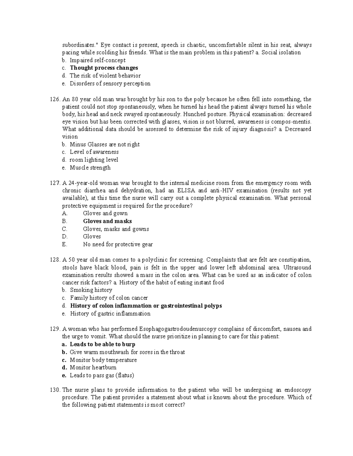 Nursing - CTE, materials-23 - subordinates." Eye contact is present ...