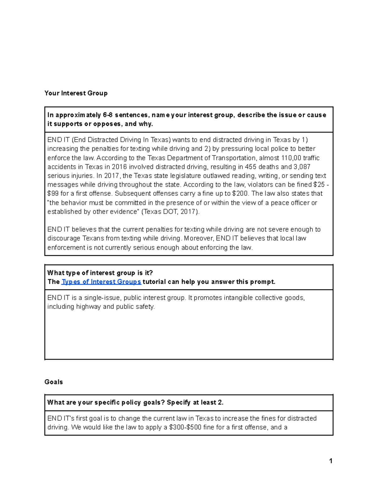 Project 4 Sample - Science - Your Interest Group In approximately 6-8 ...