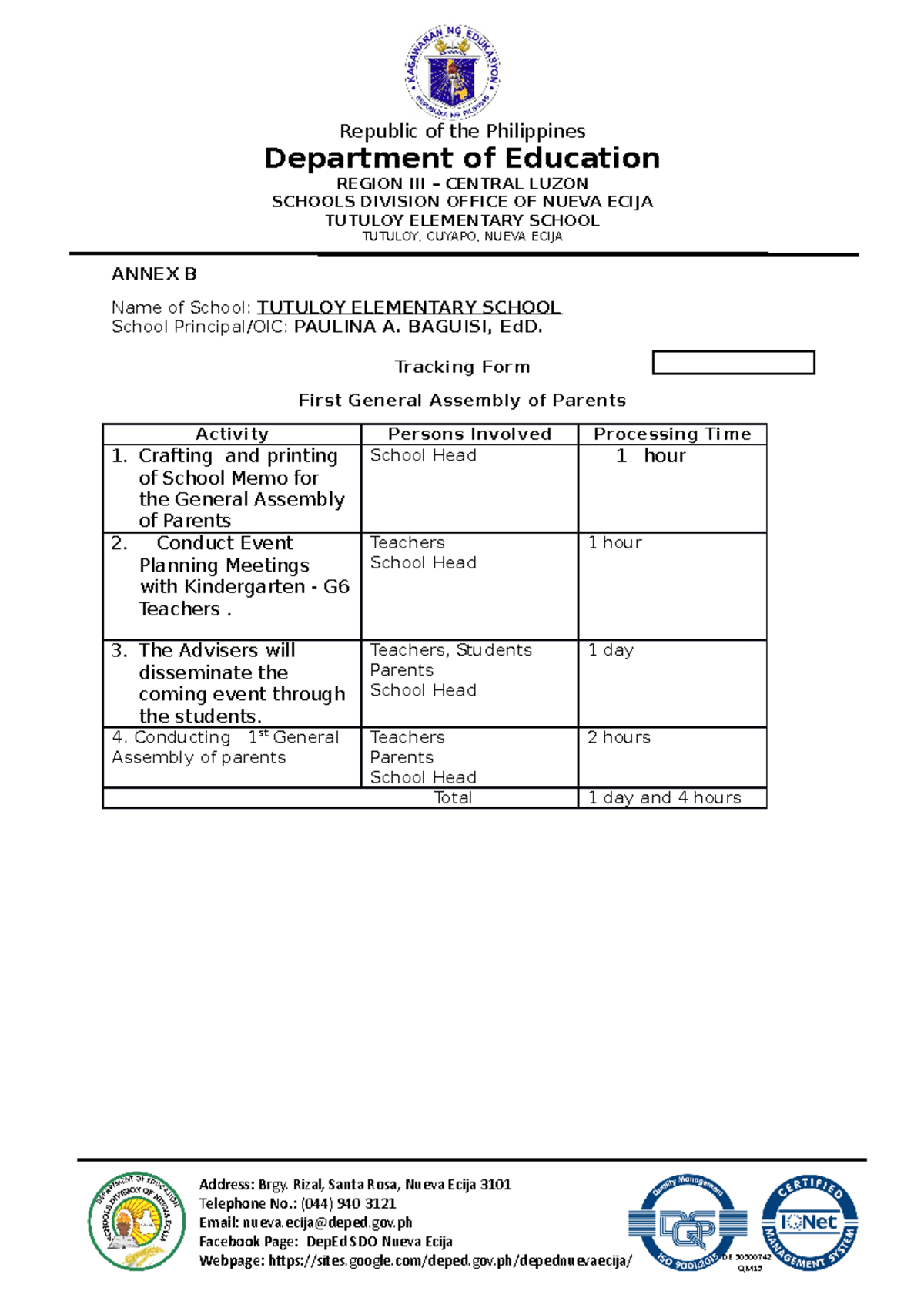 Annex-B - September-2023 - Department of Education REGION III – CENTRAL ...