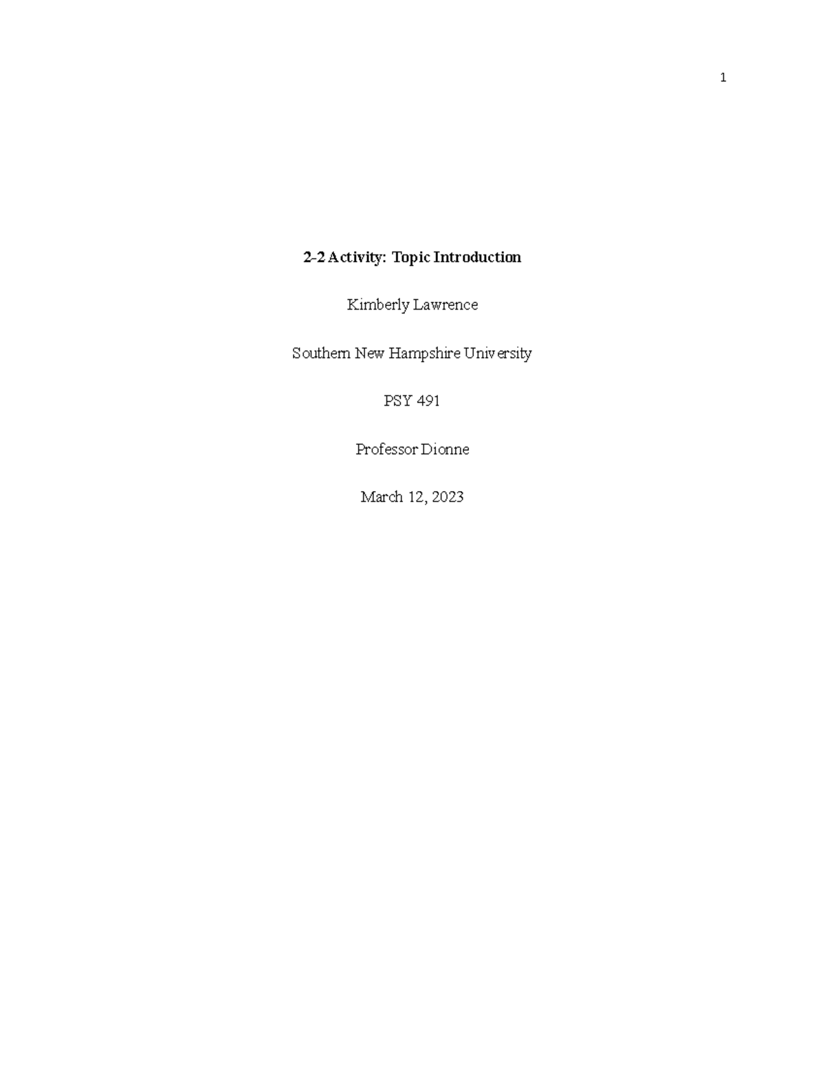 2-2 Activity: Topic Introduction - 2-2 Activity: Topic Introduction ...