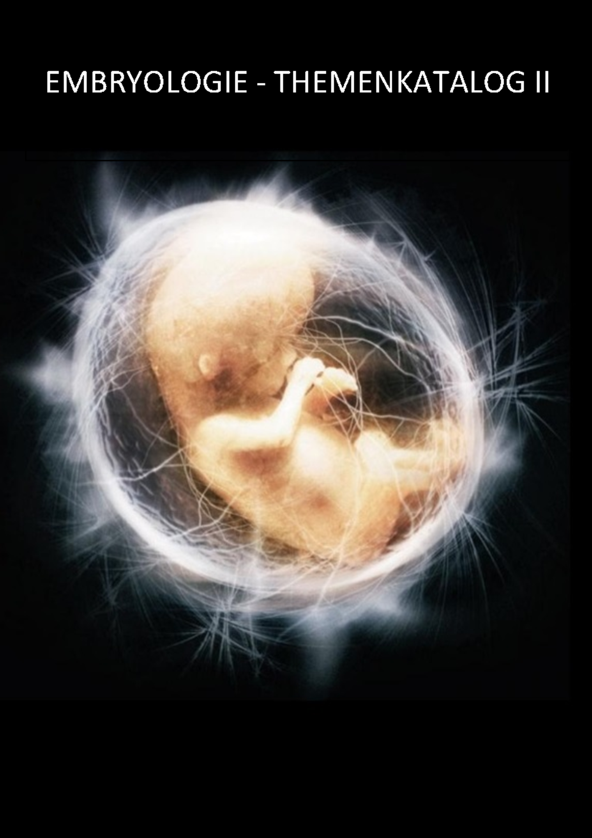 Embryologie Zusammenfassung 1.+2. Semester MH - EMBRYOLOGIE ...