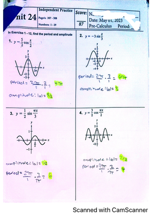 Key-Notes 4 - Precal units 4.3 day two of notes - Studocu