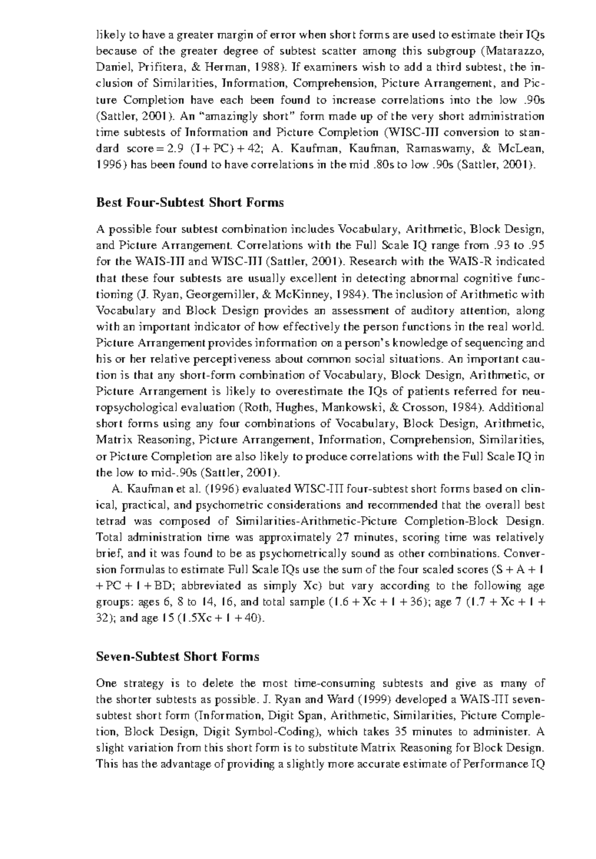Lecture notes personality psycology-34 - Short Forms 193 likely to have ...