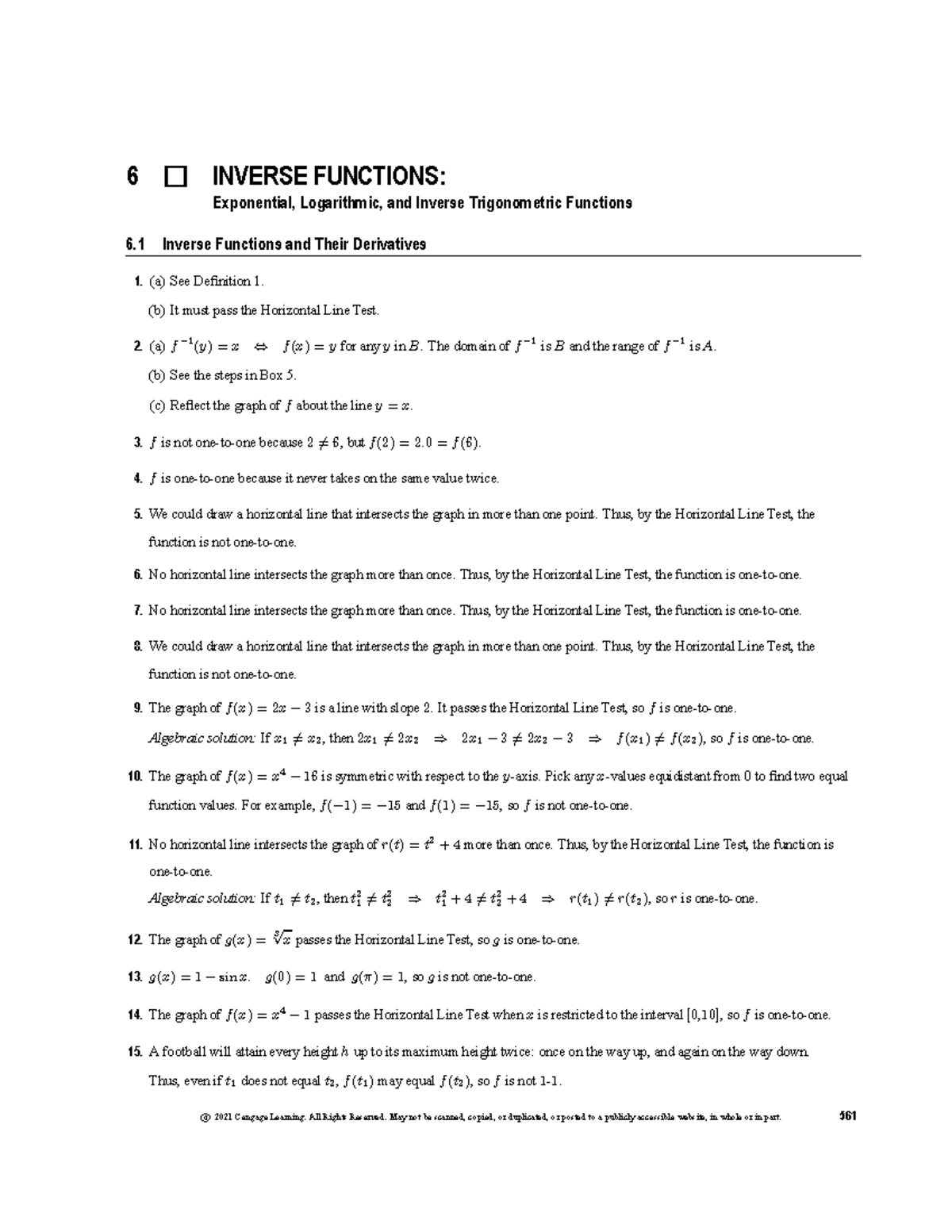 6 Chapter - what is it - 6 INVERSE FUNCTIONS: Exponential, Logarithmic ...