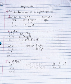 Asignación 11 precalculo - Precalculo, Matemática - Studocu