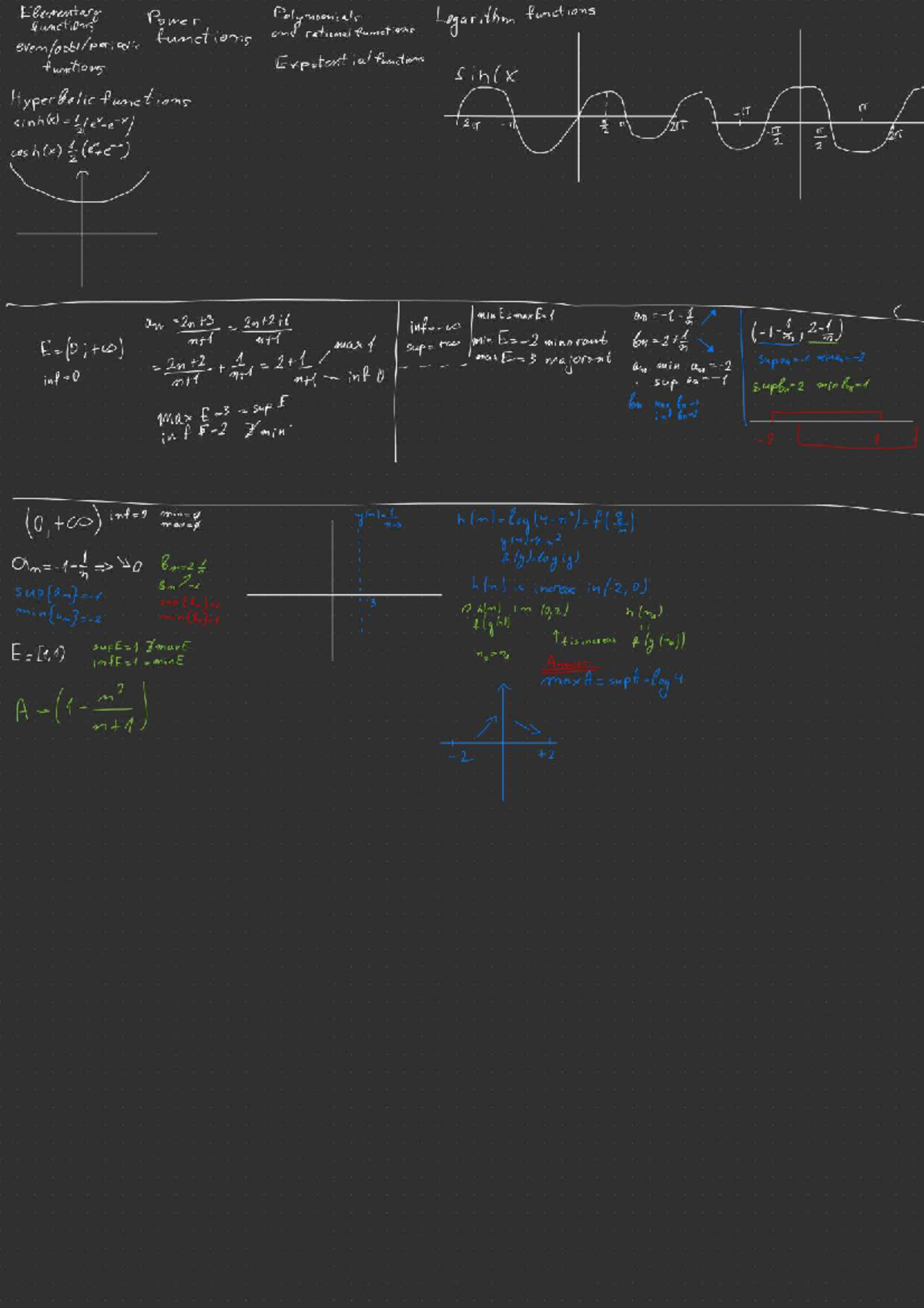 Math Analysis I-6 - These notes are from the first lectures of the ...