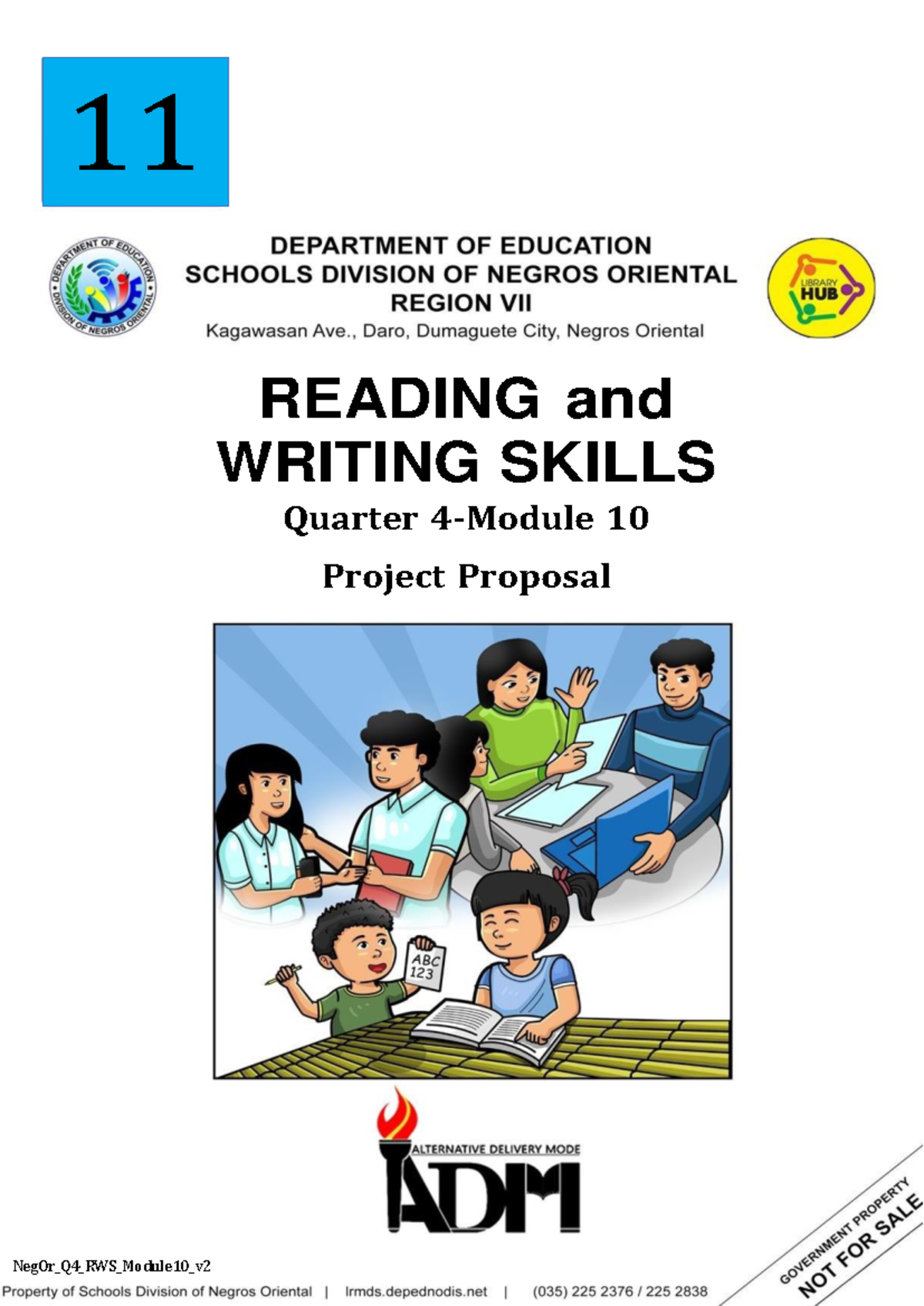 G11 RWS SLM10 Q4 Final 1 1Ehanced - READING and WRITING SKILLS Quarter ...