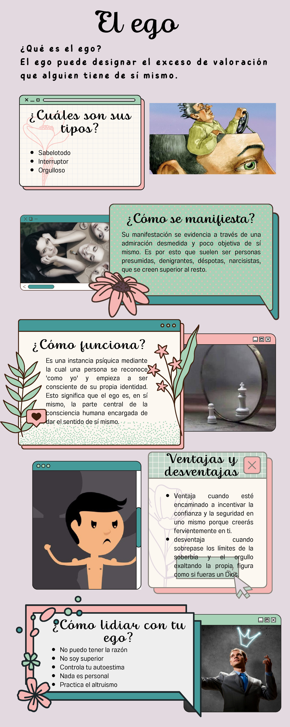 Infografía del ego - trabajo basico - El ego ¿ Q u é e s e l e g o? E l ...