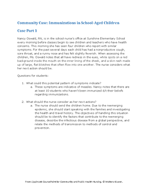 Community Advocacy Case Study - Community Case: Advocacy in Community ...