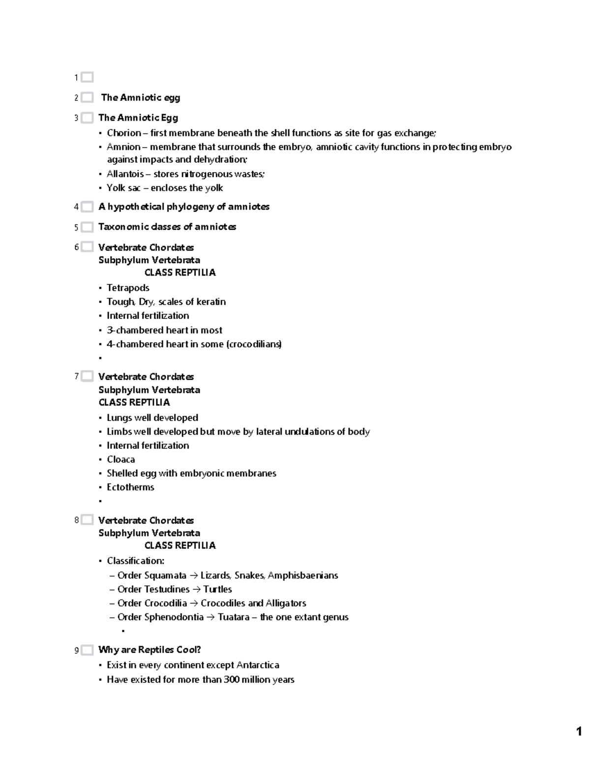 Biodiv 29a - notes - MSMS 6209 - NSU - Studocu