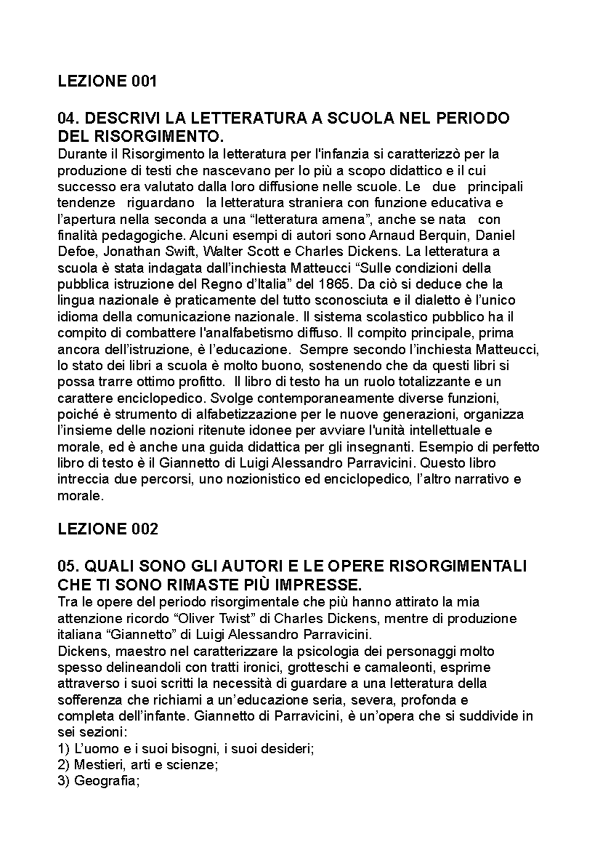 RISP Aperte Letteratura PER L' Infanzia - LEZIONE 001 04. DESCRIVI LA ...