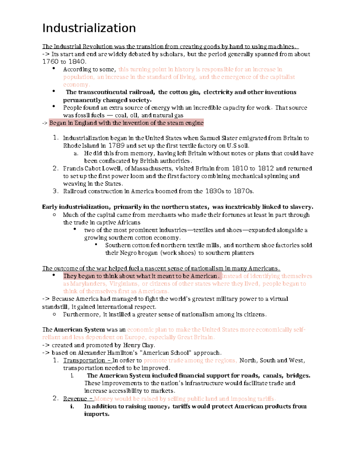 The Industrial Revolution - Industrialization The Industrial Revolution ...