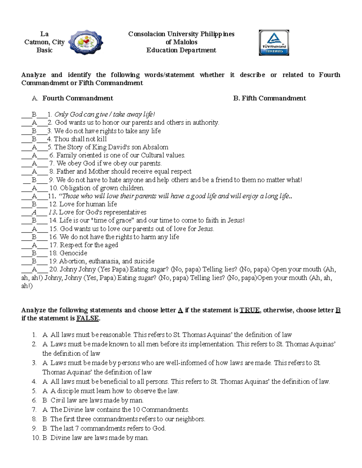 Law-Activity - Laws that you want to submit if you are government ...
