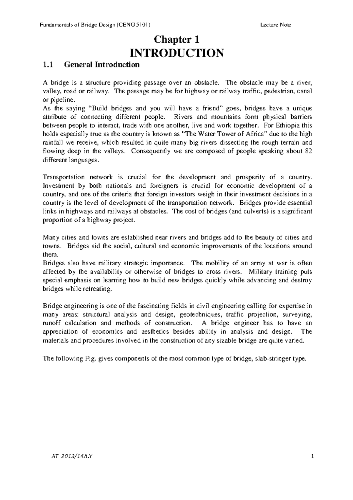 Bridge Chapters 1-8 - good references and lecture notes for engineers ...