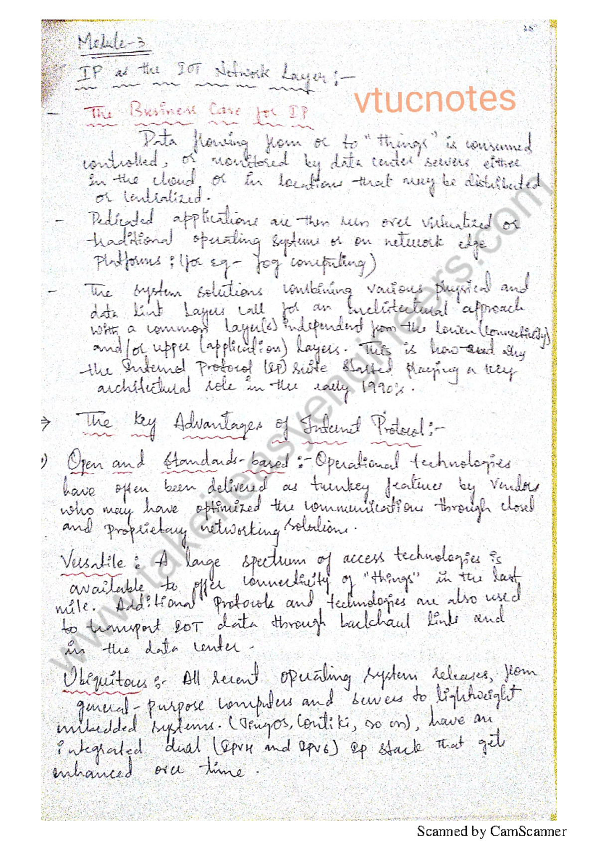 M3pdf - Internet of things notes of module 3 - Internet Of Things - Studocu