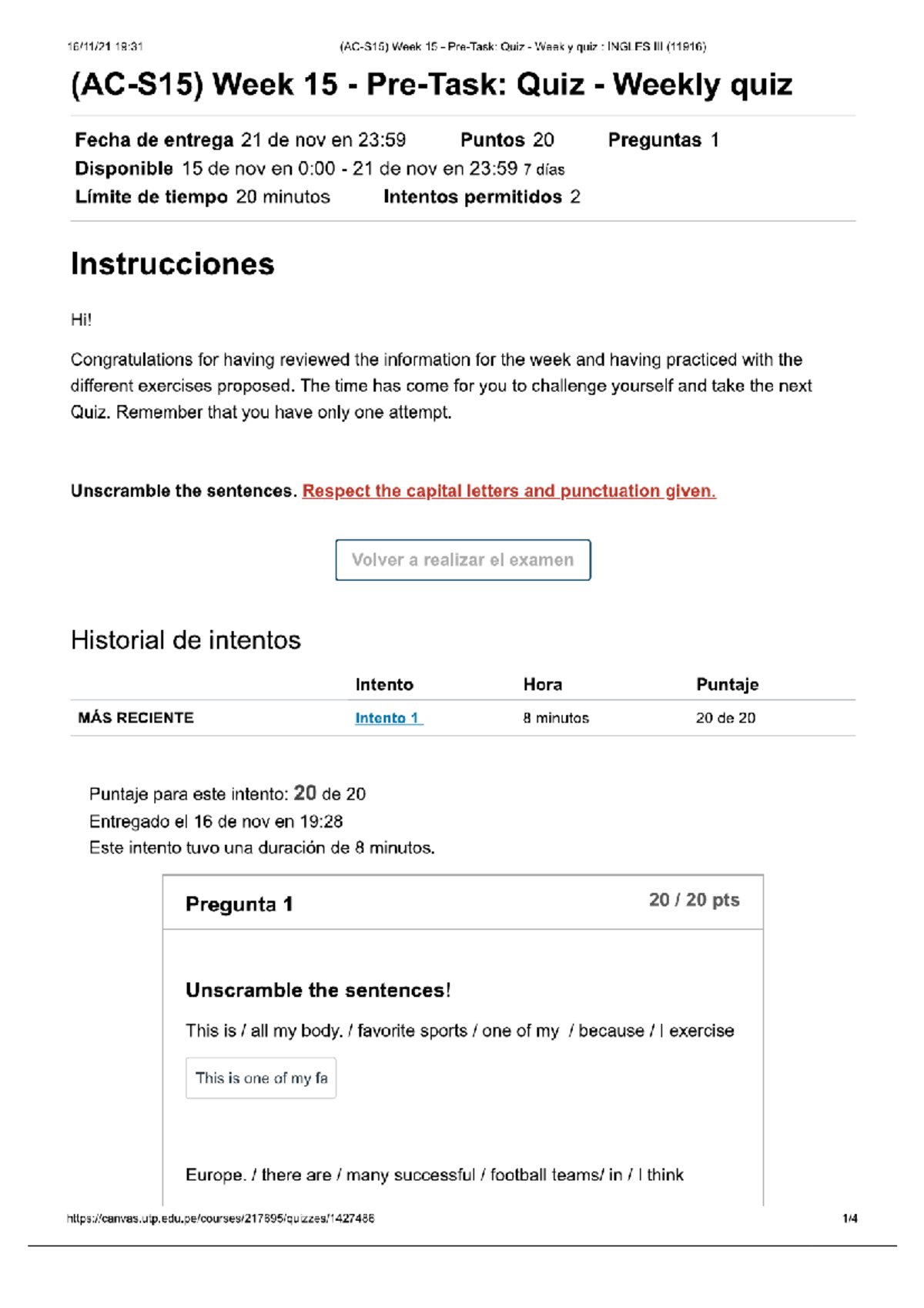 Ac-s15-week-15-pre-task-quiz-weekly-quiz-lcg compress - 19:31 Week 15 Quiz Weekly quiz : INGLES ...