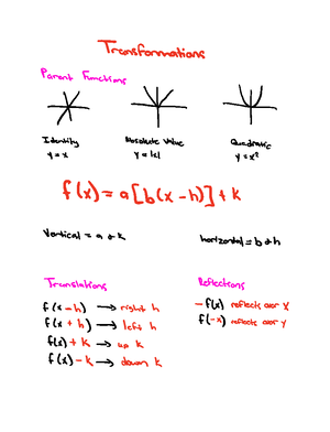 Rational functions - Notes and practice problems - Rational Fnc Form R ...