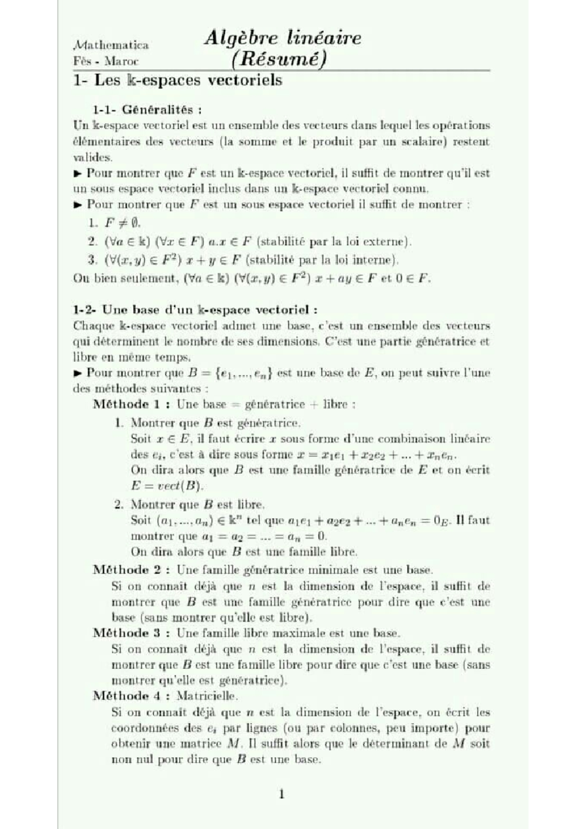 Résumé 6 Algèbre 1 - Notes - Logique mathématique - Studocu