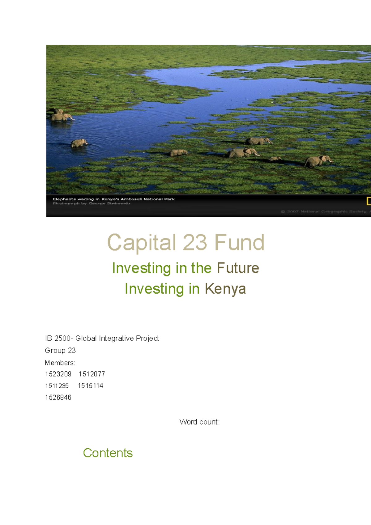 Capital 23 Fund - Grade: First - Capital 23 Fund Investing in the ...