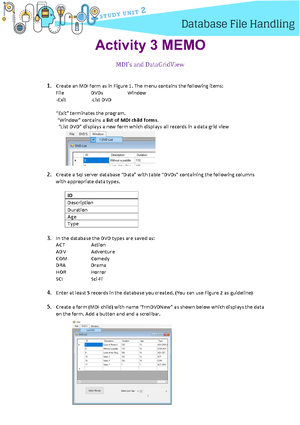 CMPG212 - NWU - Apps and Advanced Interface Programming - Studocu
