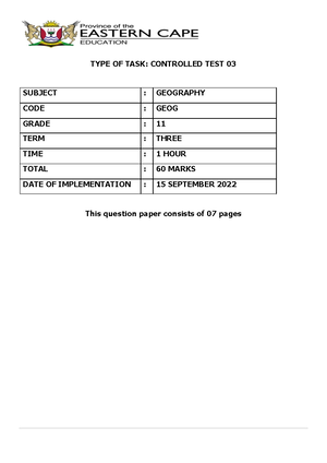 The Earth's Energy balance Geography Grade 11 L1 - SUBJECT AND GRADE ...