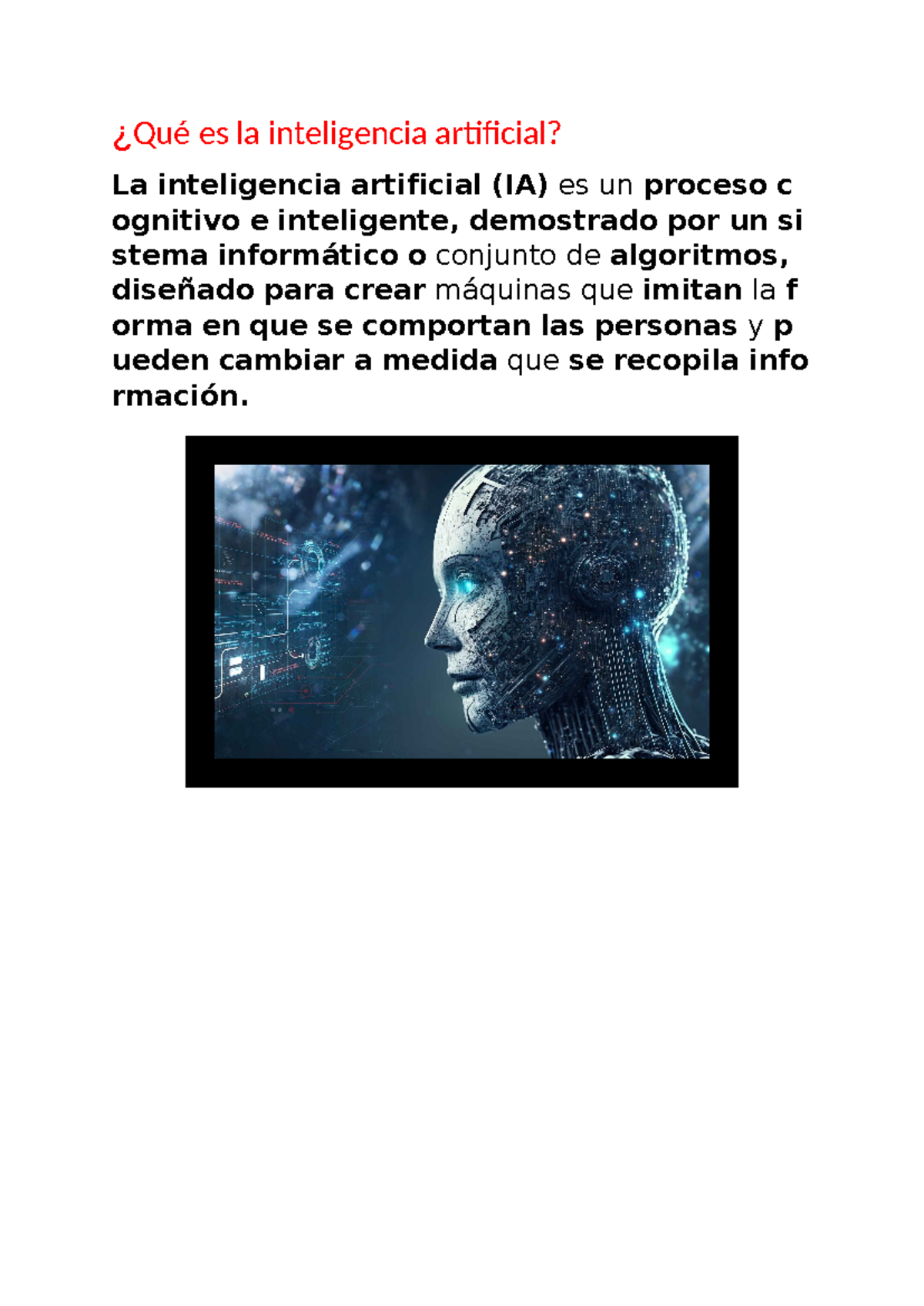 Proyecto de la inteligencia - Lectura y Redacción de Textos - ¿Qué es ...