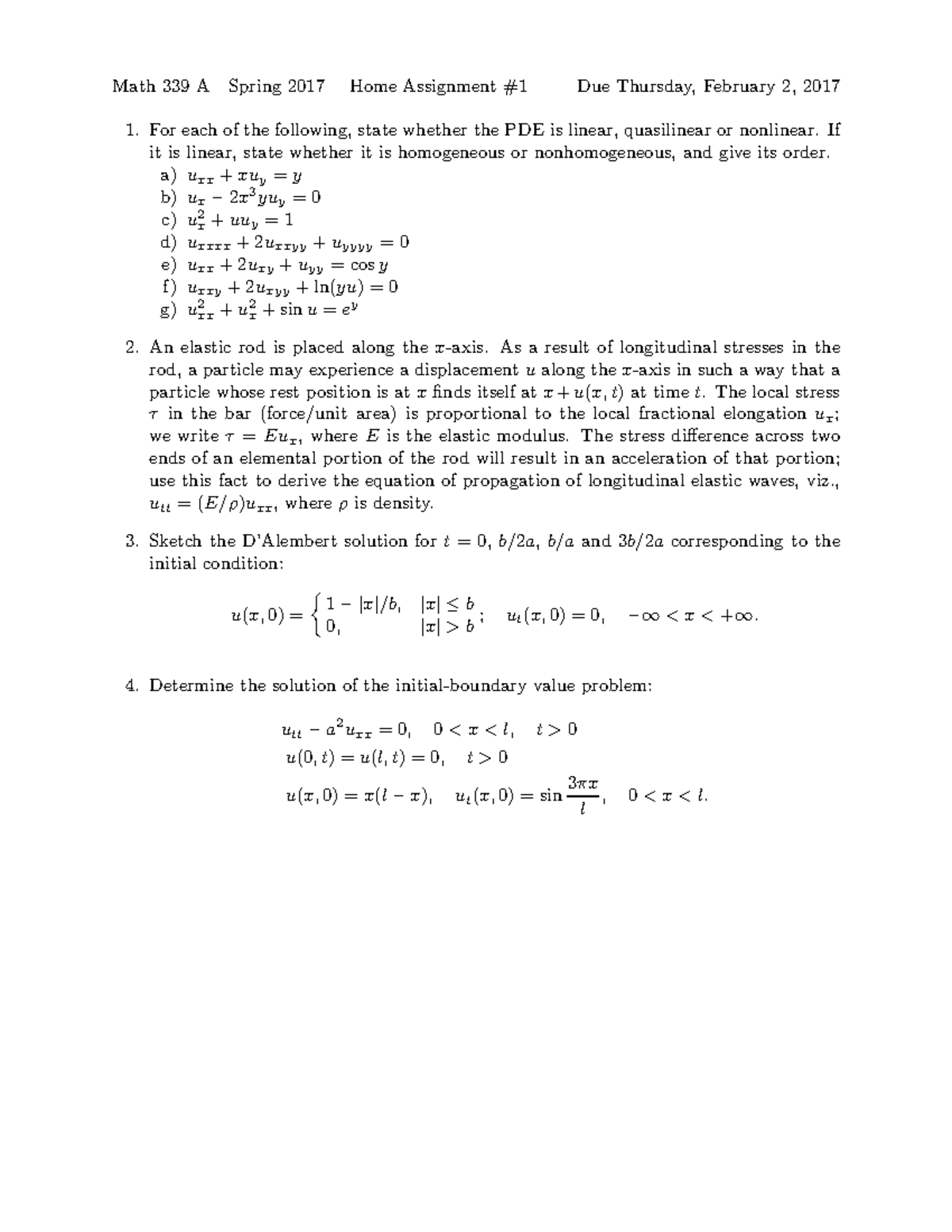 MATH339 2016-2017 Homework 1 - Math 339 A Spring 2017 Home Assignment ...