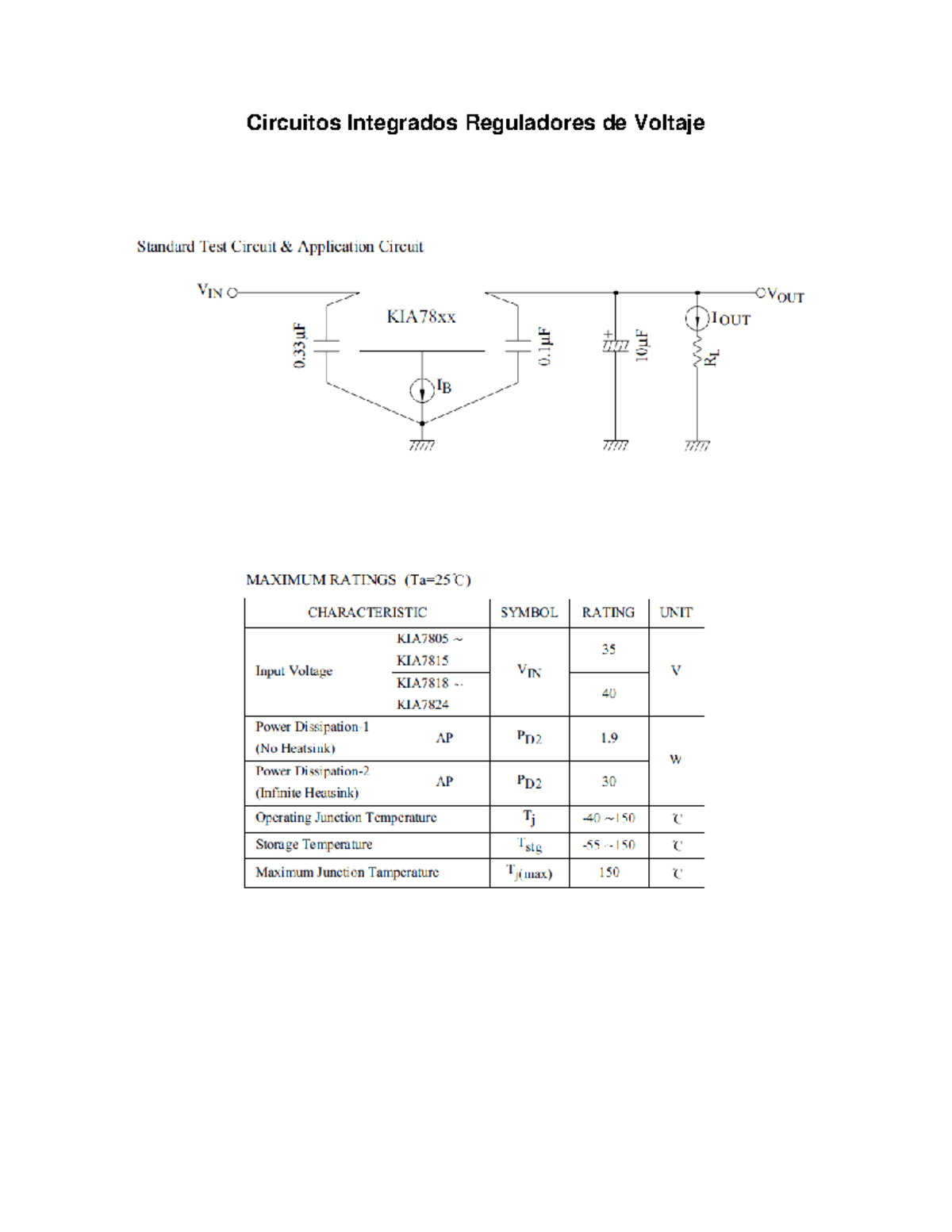 6 Reguladores integrados - Circuitos Integrados Reguladores de Voltaje ...