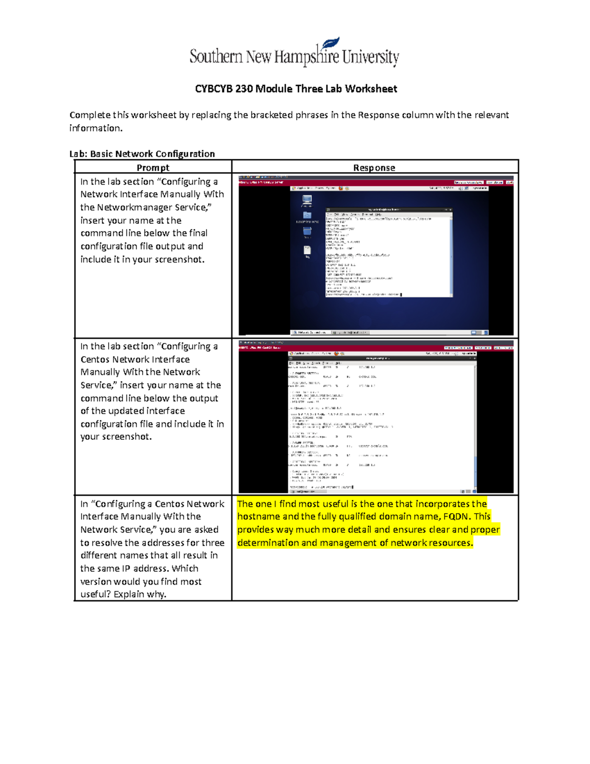 CYB 230 Module Three Lab Alejandro Chirino - CYBCYB 230 Module Three ...