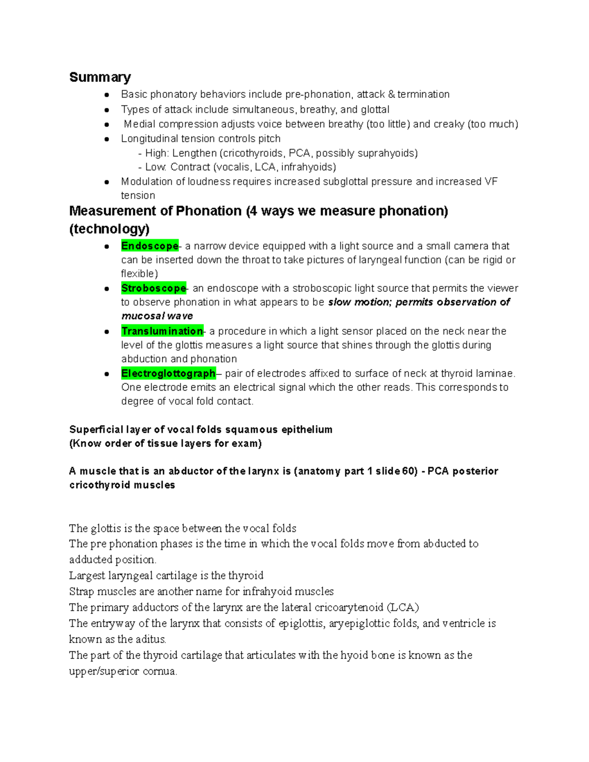 4250- 18 - Anatomy and Physiology of Speech and Hearing fall 2022 ...