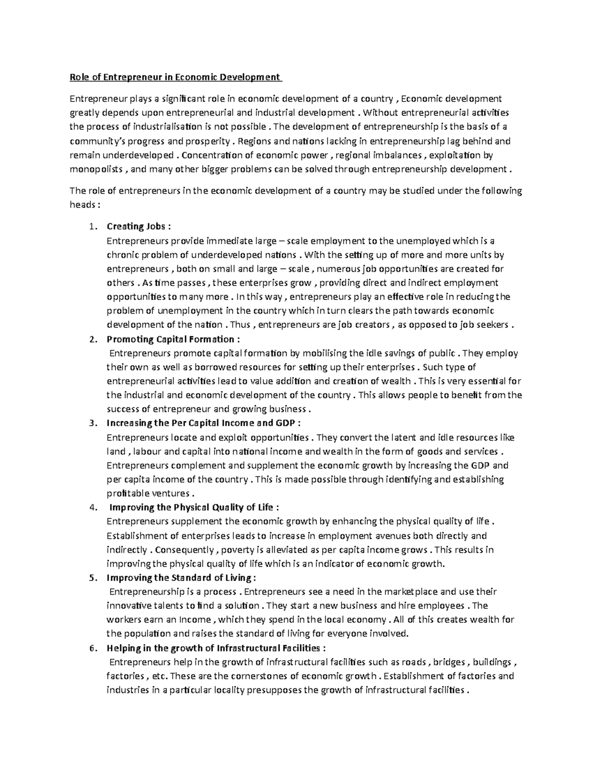 Entrepreneur- Role - Role of Entrepreneur in Economic Development ...