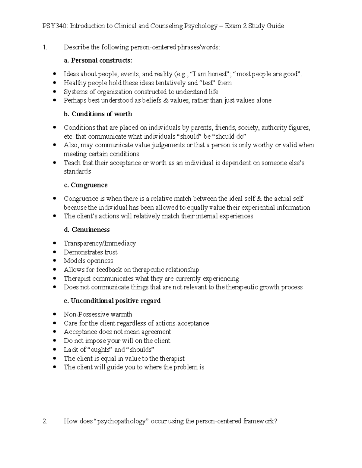 Exams 2 and 3 study guide - Warning: TT: more functions defined than expected Describe the ...