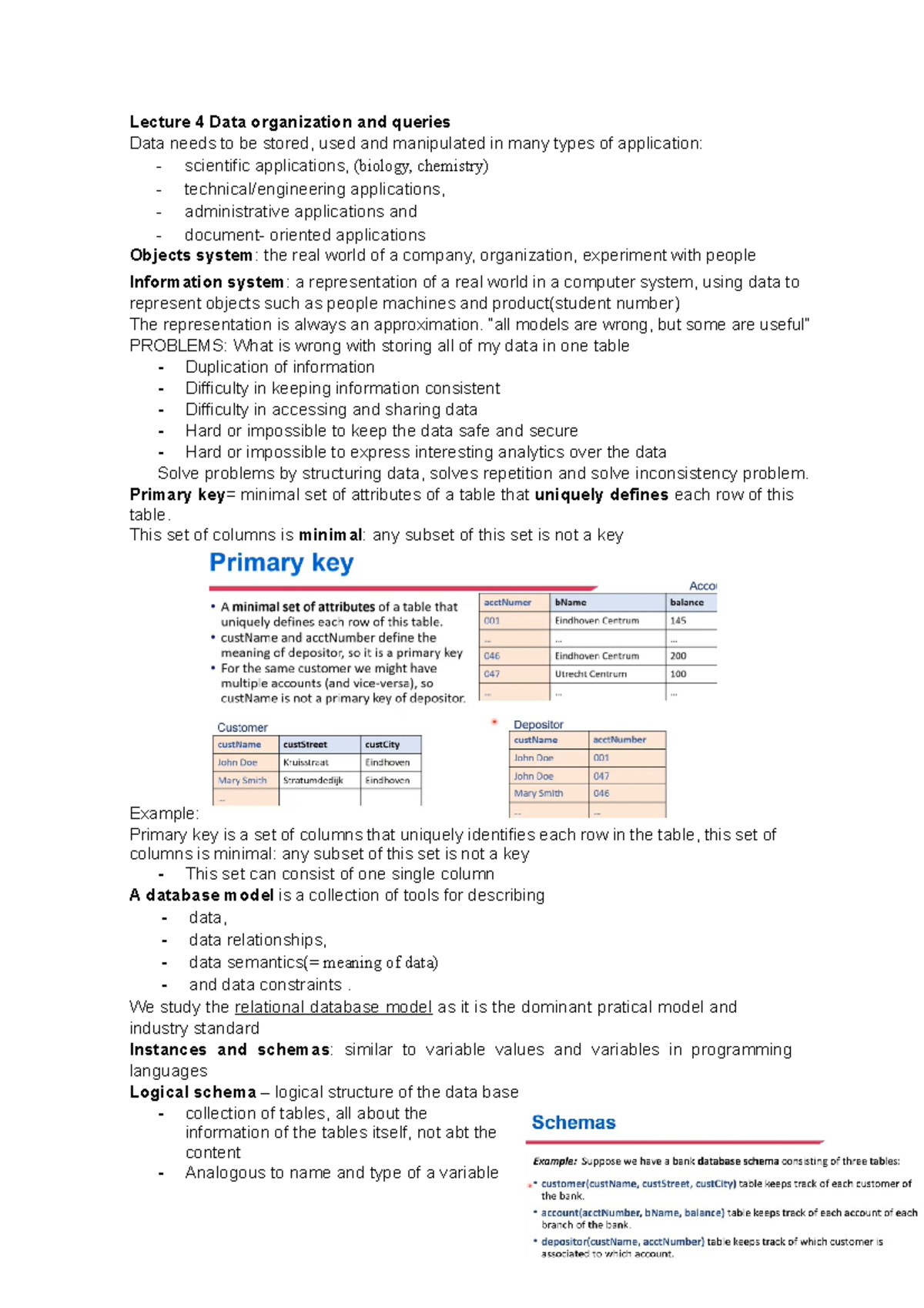 week 4 Data organization and queries. - Data analytics for engineers ...