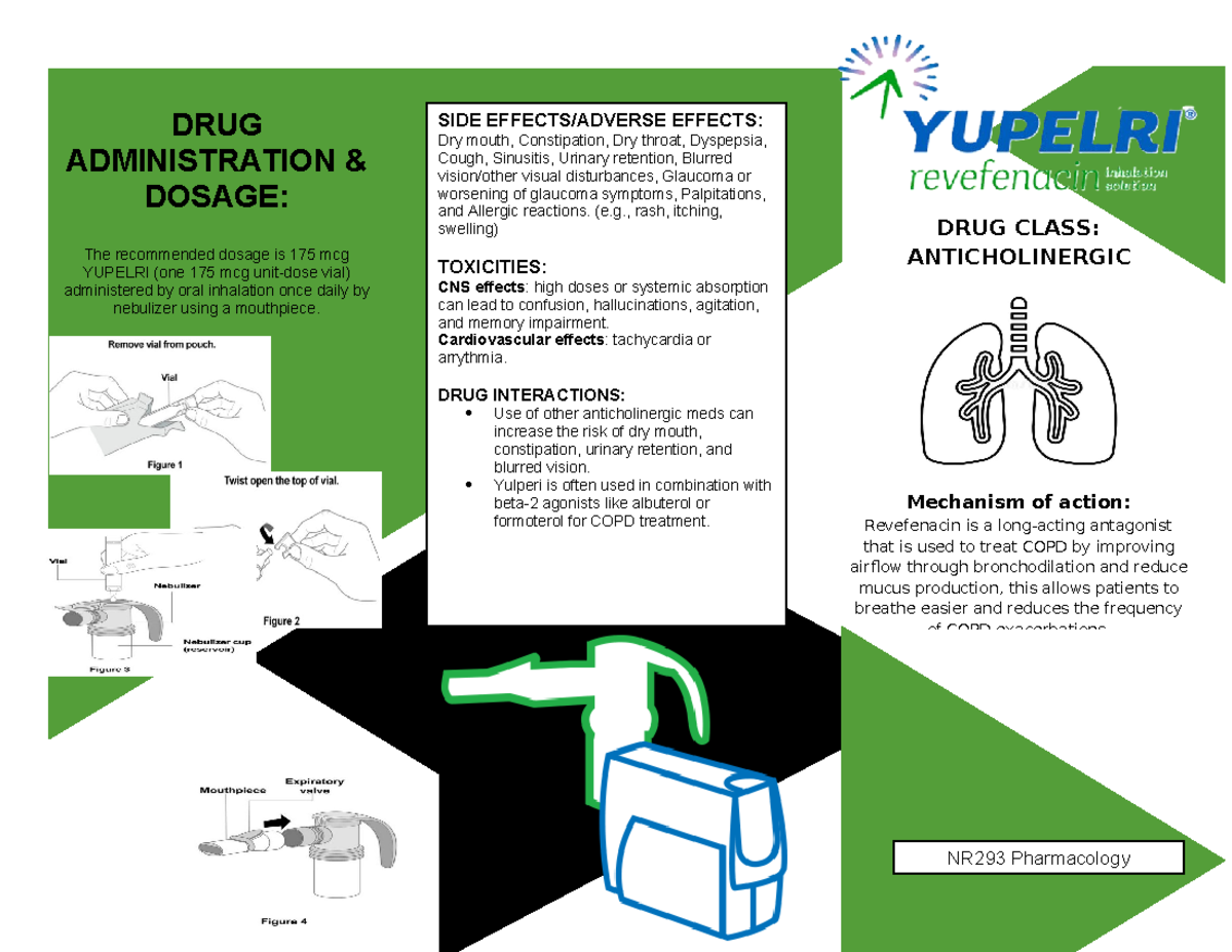 Yulperi Brochure 1 - DRUG ADMINISTRATION & DOSAGE: The recommended ...