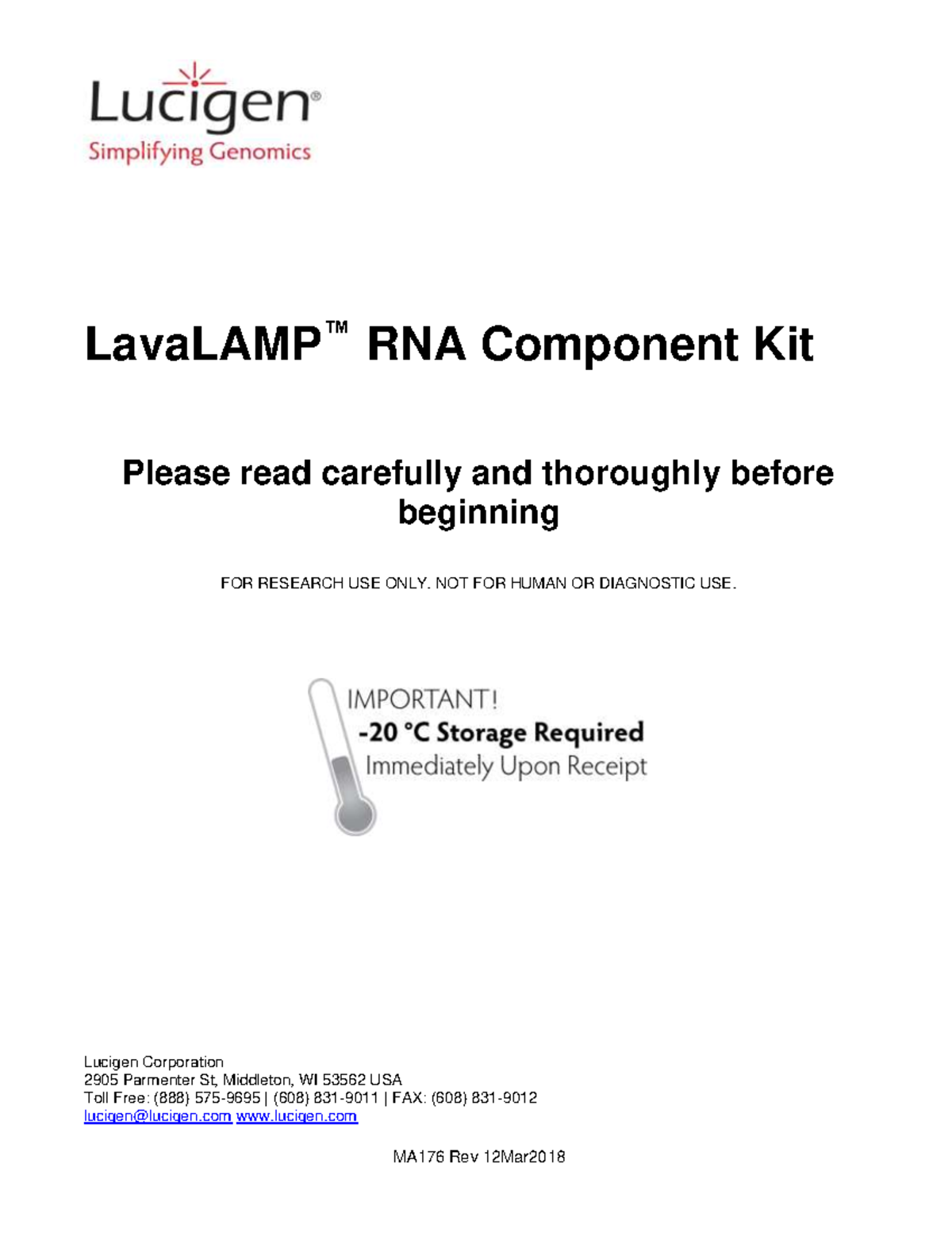 Manual Pcramp-010 Lava LAMP-RNA-Component-Kit - MGSC-5108 - CBU - Studocu