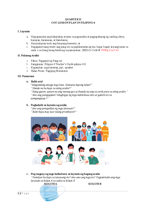 CES Annual SLAC PLAN 2022-2023 - Republic of the Philippines Department ...