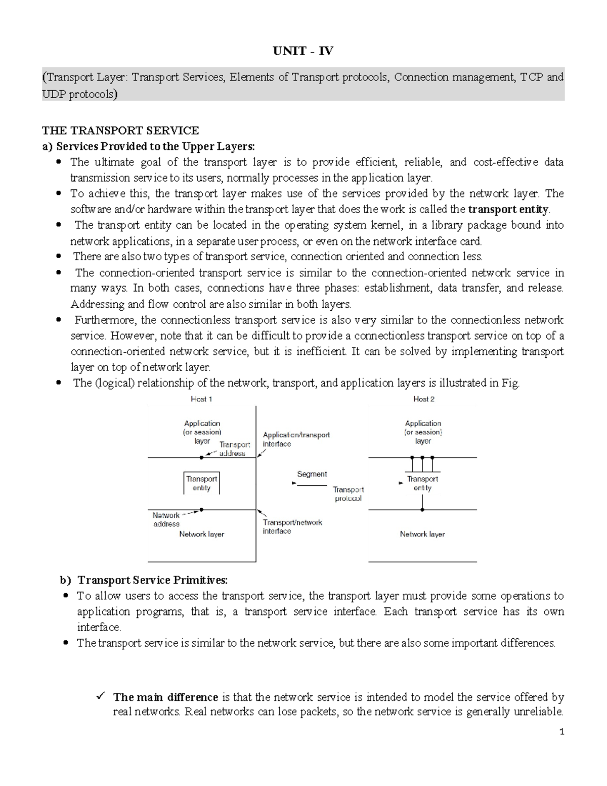 UNIT-IV-CN-R18 - Help to students - UNIT - IV (Transport Layer ...